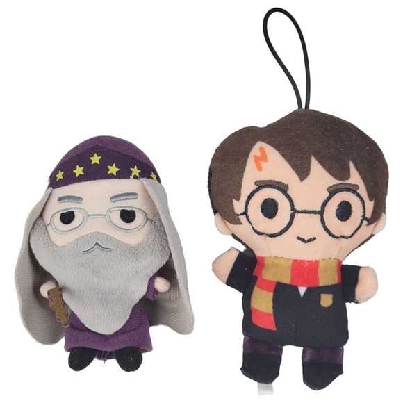 Hallmark | Other | Harry Potter Mini Plush Figures Dumbledore 4 Harry ...